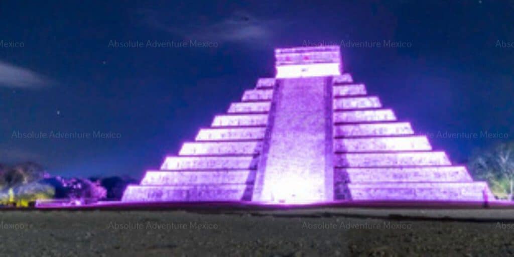 Chichen Itza Night Show: Chichen Itza is brought back to life.